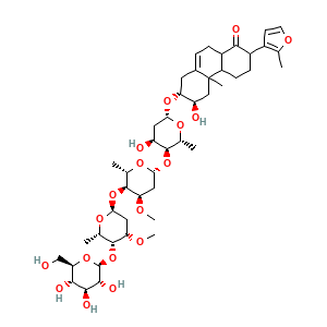 CAS号:--- - (6R,7R)-6-hydroxy-7-[(2S,4S,5S,6R)-4-hydroxy-5-[(2R,4R,5S,6S)-4-methoxy-5-[(2S,4S,5R ...