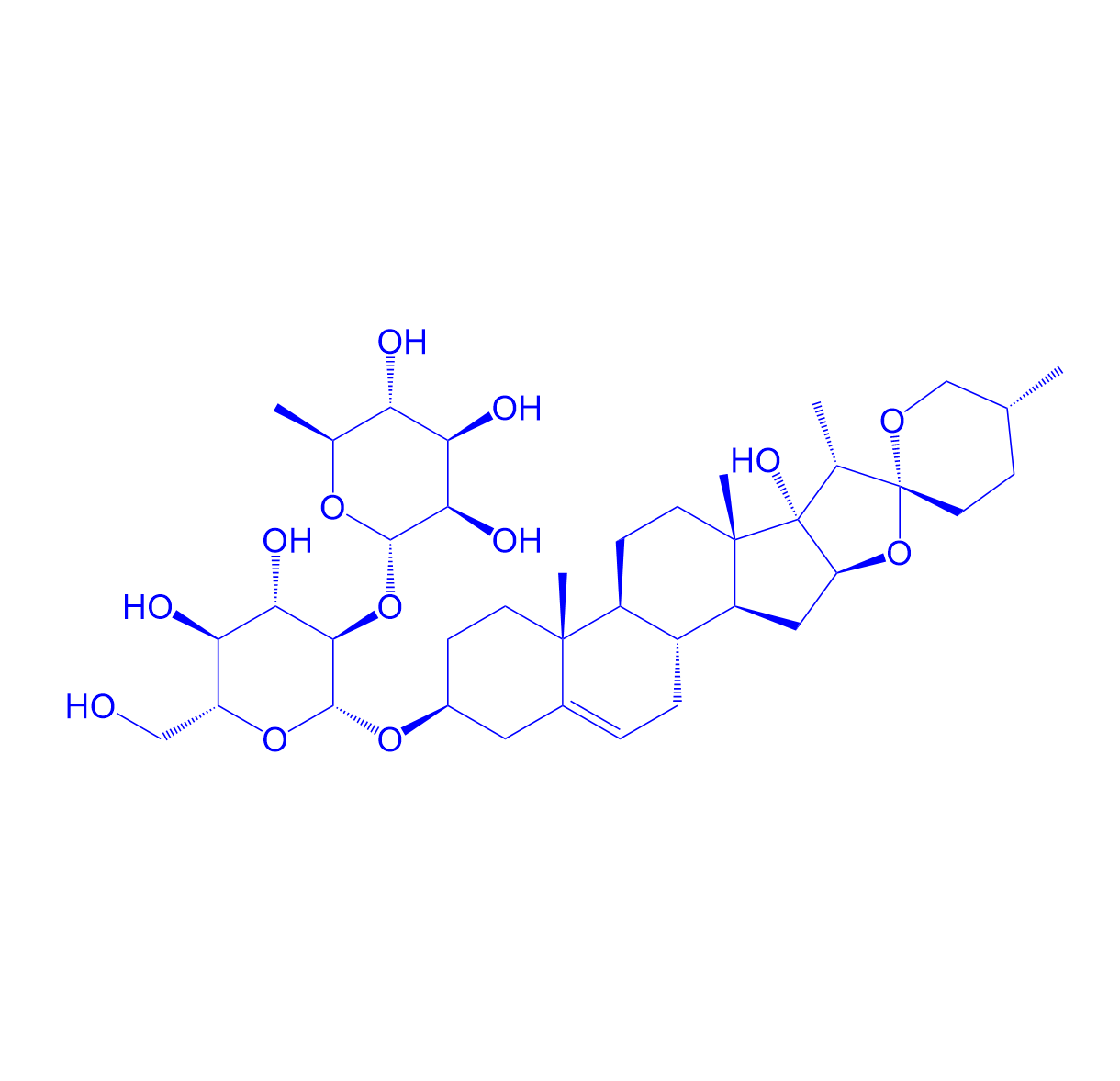CAS号:55916-51-3-重楼皂苷VI - (2S,3R,4R,5R,6S)-2-[(2R,3R,4S,5S,6R)-4,5-dihydroxy-6-(hydroxymethyl)-2 ...