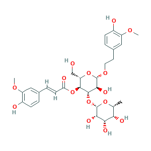CAS号:--- - [(2S,3S,4S,5S,6S)-5-hydroxy-6-[2-(4-hydroxy-3-methoxyphenyl)ethoxy]-2-(hydroxymethyl ...