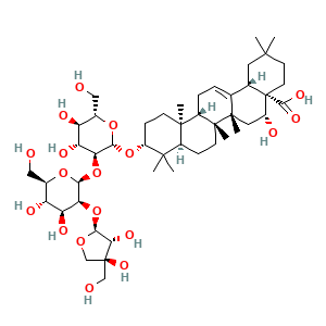 CAS号:--- - (4aS,5R,6aS,6aR,6bR,8aR,10R,12aS,14bS)-10-[(2S,3S,4R,5R,6S)-3-[(2S,3S,4S,5S,6R)-3 ...