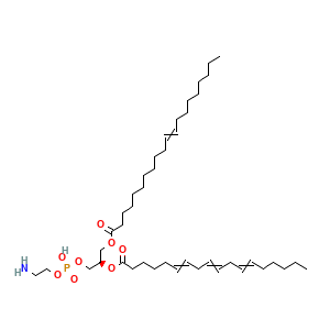 CAS号:--- - [(2R)-3-[2-aminoethoxy(hydroxy)phosphoryl]oxy-2-octadeca-6,9,12-trienoyloxypropyl ...