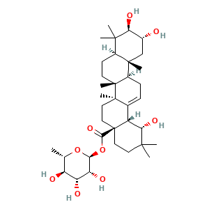 CAS号:--- - [(2S,3R,4R,5R,6S)-3,4,5-trihydroxy-6-methyloxan-2-yl] (1S,4aR,6aR,6aS,6bR,8aR,10R,11R ...
