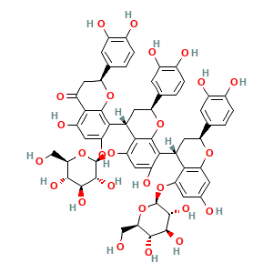 CAS号:--- - (2S)-2-(3,4-dihydroxyphenyl)-8-[(2S,4S)-2-(3,4-dihydroxyphenyl)-8-[(2S,4R)-2-(3,4 ...