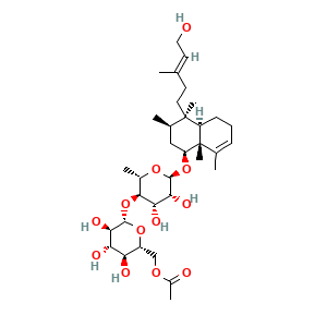 CAS号:--- - [(2R,3S,4S,5R,6S)-6-[(2S,3R,4S,5R,6R)-6-[[(1S,3R,4R,4aR,8aR)-4-[(E)-5-hydroxy-3 ...