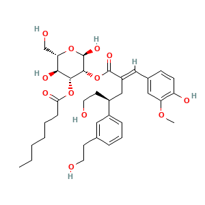 CAS号:--- - [(2R,3R,4R,5S,6S)-4-heptanoyloxy-2,5-dihydroxy-6-(hydroxymethyl)oxan-3-yl] (2E,4R)-6 ...