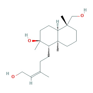 CAS号:--- - (1S,2S,4aR,5R,8aR)-5-(hydroxymethyl)-1-[(Z)-5-hydroxy-3-methylpent-3-enyl]-2,5,8a ...