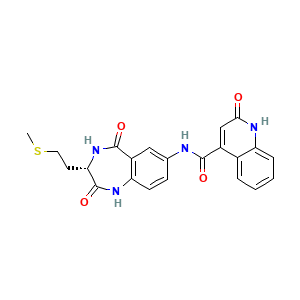 CAS号:--- - N-[(3S)-3-(2-methylsulfanylethyl)-2,5-dioxo-3,4-dihydro-1H-1,4-benzodiazepin-7-yl]-2 ...