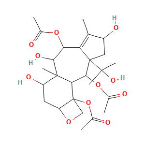 CAS号:--- - [2,16-Diacetyloxy-5,9,11-trihydroxy-3-(2-hydroxypropan-2-yl)-6,10-dimethyl-14 ...